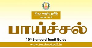TN 10th Standard Tamil Guide | Lesson 6.5 பாய்ச்சல்